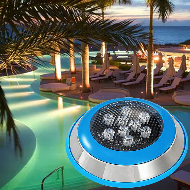China Famous Wireless Pool Light Pricelist - 12v Underwater RGB single ...